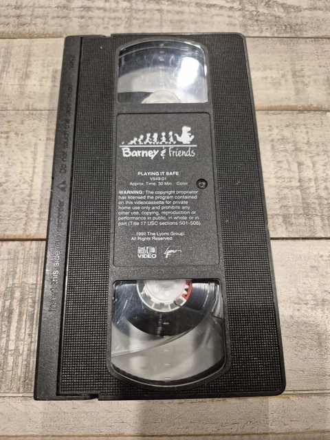 BARNEY & FRIENDS: Playing It Safe (VHS, 1992) No Case $5.00 - PicClick CA