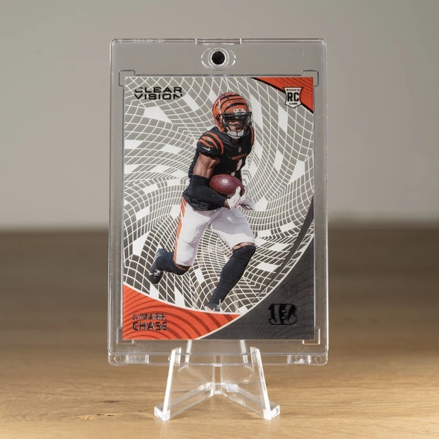 CINCINATTI BENGALS JAMAAR Chase Clear Vision 2021 Rookie Paninin NFL ...