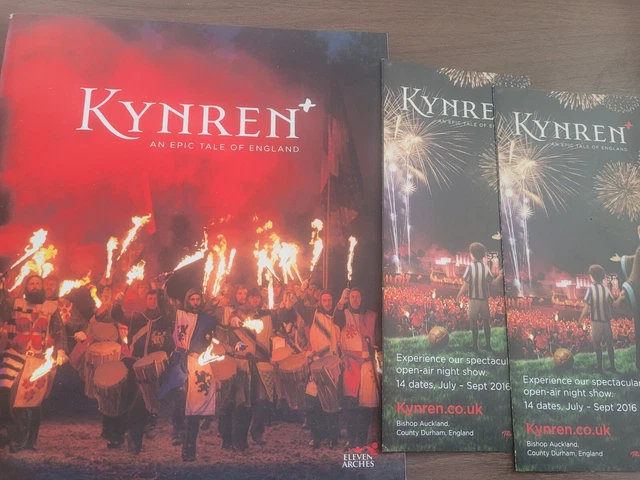 KYNREN PROGRAMME & leaflets An Epic Tale of England Bishop Auckland ...