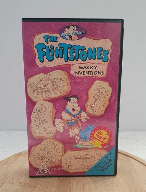 THE FLINTSTONES WACKY Inventions - VHS - Hanna Barbera - Flash Gun ...