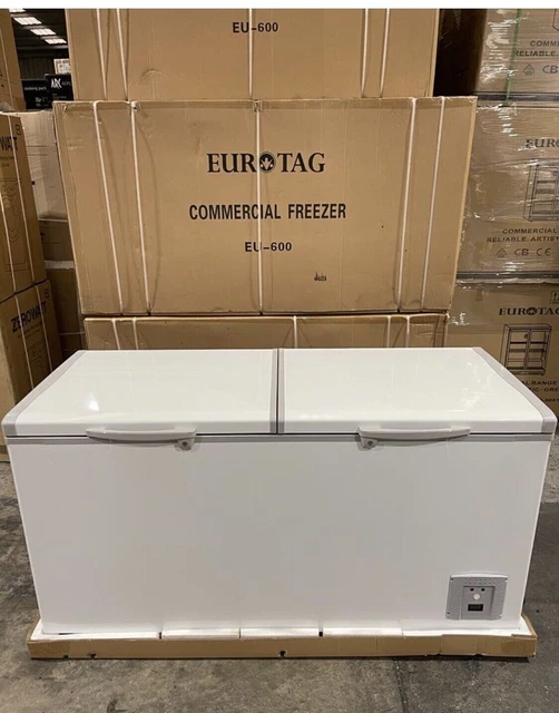 EUROTAG 600 LT COMMERCIAL CHEST FREEZER WITH LOCKS 1 Years Warranty ...