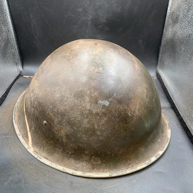 ORIGINAL WW2 BRITISH/CANADIAN Army Mk3 "Turtle" Combat Helmet £33.45 ...