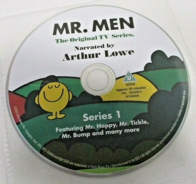 MR MEN-COMPLETE ORIGINAL TV Series- 28 episodes-Arthur Lowe-1974 DVD ...