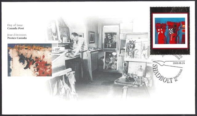 🍁CANADA #1916 "Canadian Art Masterpieces" Fine Used 2001 First Day ...
