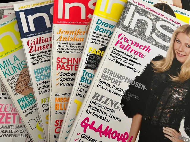 INSTYLE ZEITSCHRIFTEN 2008 2009 2010 2011 2012 2013 Frauenzeitschriften ...