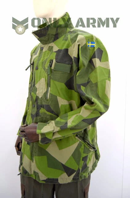 ORIGINAL SWEDISH ARMY M90 Jacket Splinter Camouflage Field Combat ...