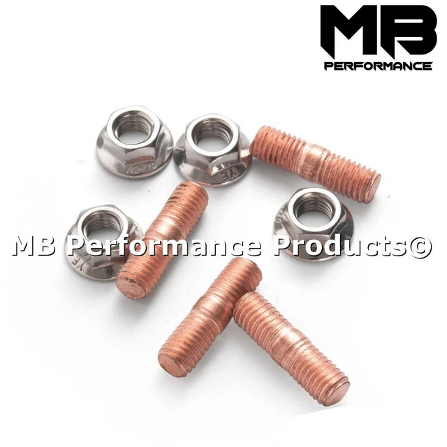 M10 X 1.5MM High Strength Threaded Turbo Stud Nut Kit Garrett T3 T4 T6 ...