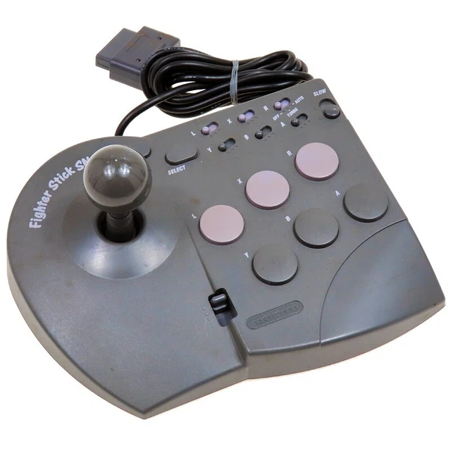 FIGHTER STICK SN Controller Only Super Famicom Japan Import SFC Working ...