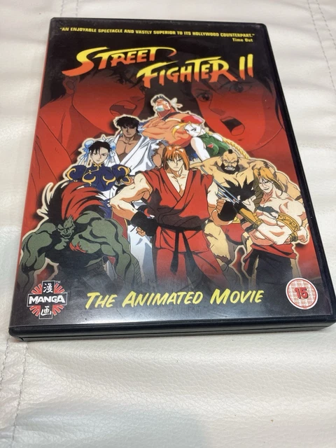 STREET FIGHTER II 2 The Animated Movie DVD 1994 Ryu Bison Anime Manga ...