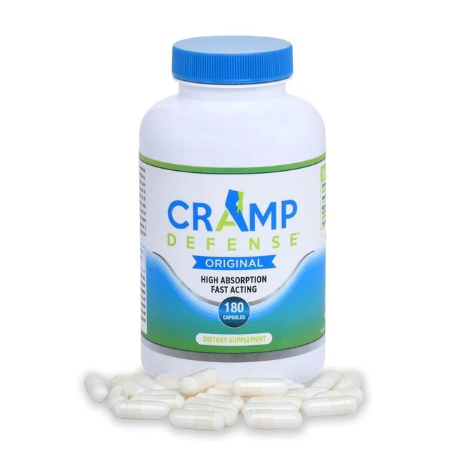 CRAMP DEFENSE® MAGNESIUM Capsules for Leg Cramps, Muscle Cramps ...