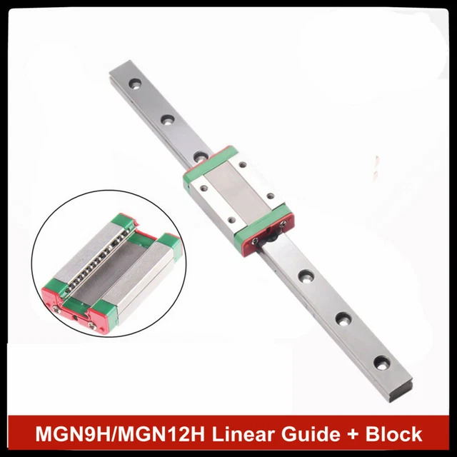MGN9H MGN12H LINEAR Guide Slide Rail Linear Rail with Block 200-1500mm ...