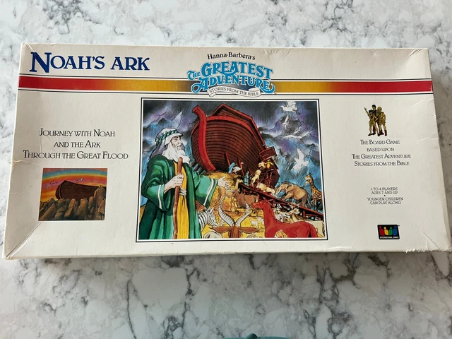 HANNA-BARBERA'S THE GREATEST Adventure Noah's Ark Board Game Vintage ...