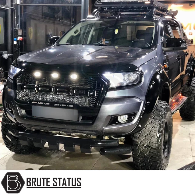 FORD RANGER 2015 on T7 Slim Style Bonnet guard stone deflector ...