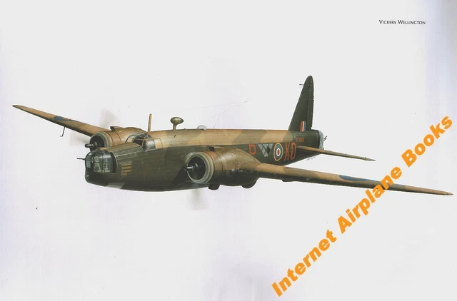 AVIATION ART VICKERS Wellington 2. Weltkrieg Raf Bomber Command 115 Sqn ...
