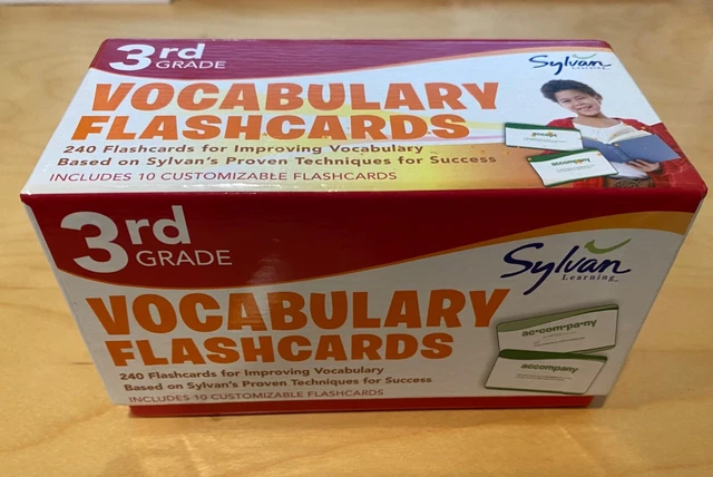 SYLVAN LANGUAGE ARTS Flashcards Ser.: 3rd Grade Vocabulary Flashcards ...