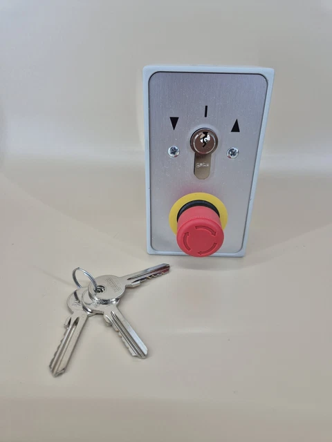 GEBA INDUSTRIAL CONTROLS S-APZ 2-2T/1N SURFACE MOUNT KEY SWITCH, 2 WAY ...