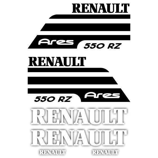 RENAULT 550 RZ Ares tracteur autocollant autocollant kit autocollant ...