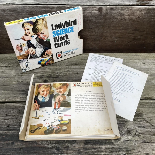 LADYBIRD SCIENCE WORK Cards First Set Complete - 48 Cards £17.99 ...