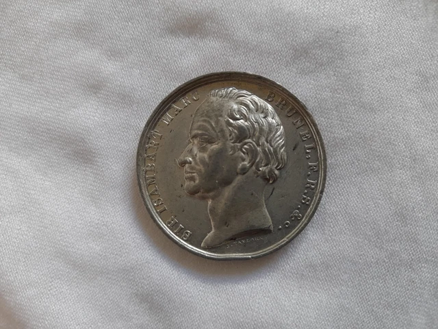 MEDAL - OPENING of Thames Tunnel , opened 1843, Isambart Brunel, by ...