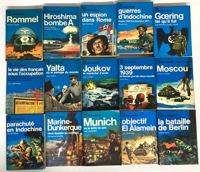 LOT DE 21 J'ai Lu Leur aventure GUERRE roman historique livre seconde ...