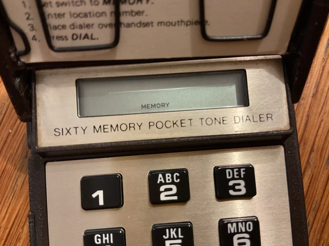 RADIO SHACK POCKET tone dialer, 1980's £21.50 - PicClick UK