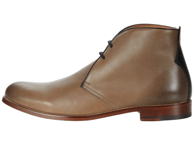PENNY LUCK VISIONARY Falcon Gray Leather Chukka Boots Men's 8 (Save ...