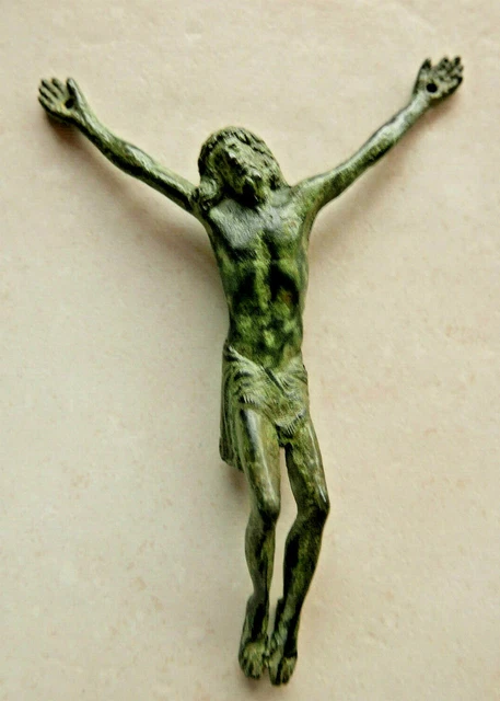 ANCIEN ANTIK RARE CHRIST bronze 17e XVIIe religion haute epoque ...
