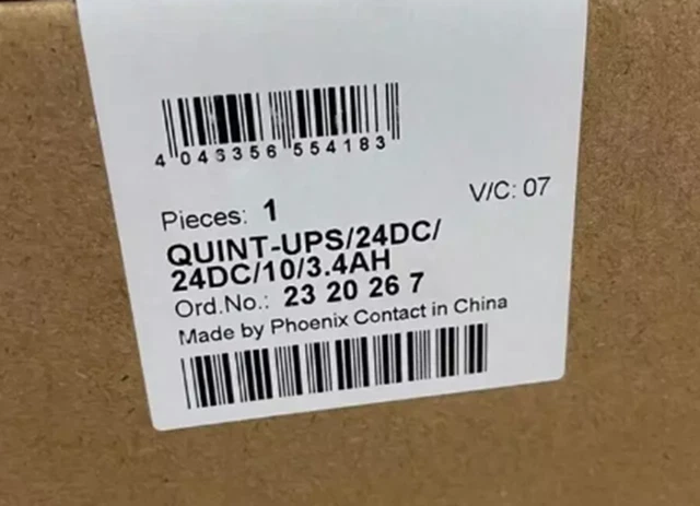 NEW PHOENIX CONTACT QUINT-UPS/ 24DC/ 24DC/10/3.4AH 2320267 Module $529. ...