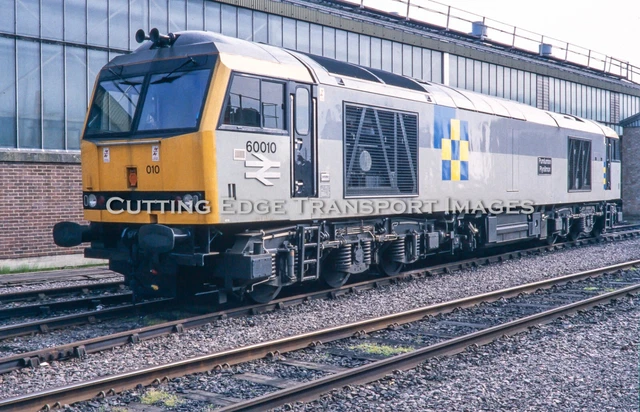 ORIGINAL RAILWAY SLIDE: Class 60 Diesel 60010 1990 D-1593 £3.99 ...