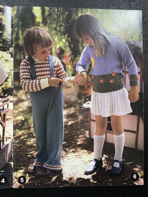 VINTAGE PATONS KNITTING Pattern Book 578 Toddler’s Designs in Totem ...