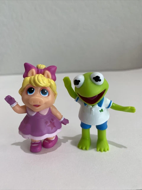 DISNEY JUNIOR MUPPET Baby’s JP Figures Miss Piggy And Kermit The Frog ...