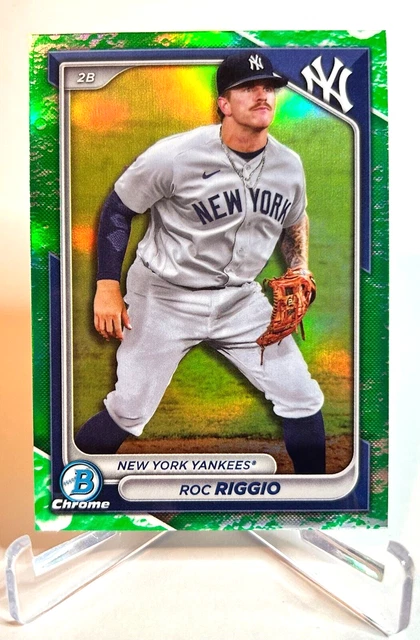2024 BOWMAN CROMATO ROC RIGGIO Lunar Glow New York Yankees BCP-70 EUR 2 ...