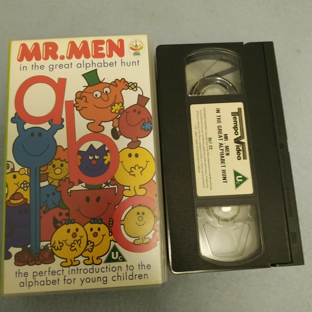 MR MEN THE Great Alphabet Hunt VHS b1 £2.99 - PicClick UK