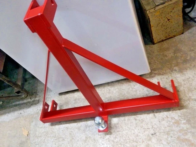 TRACTOR 3 POINT linkage Tow/Mount A Frame CAT 1 Ball Hitch Front/Rear ...