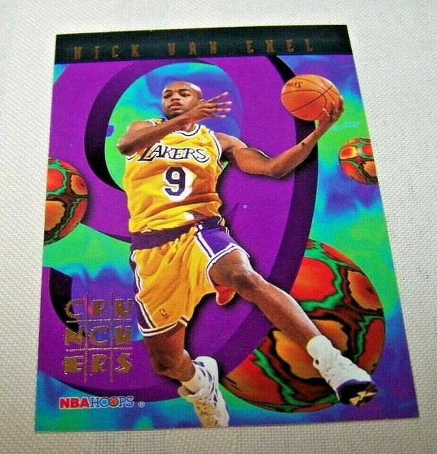 1995-96 HOOPS BASKETBALL Number Crunchers Nick Van Exel #9 De 25 - Lakers EUR 3,32 - PicClick FR