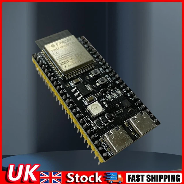 ESP32/ ESP32-S3/ESP32-C3 DEVELOPMENT Board Dual Type-C (N16R8 Welded) UK £10.19 - PicClick UK