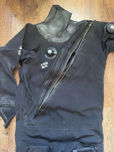 OTTER SKIN TRILAMINATE Drysuit With Apeks Valves Good Condition Needs ...