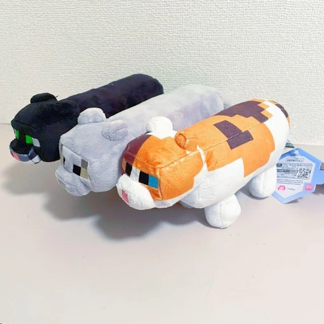 MINECRAFT PLUSH TOY Cat 3 Types Complete Set 20cm FuRyu Prize 2022 £52. ...