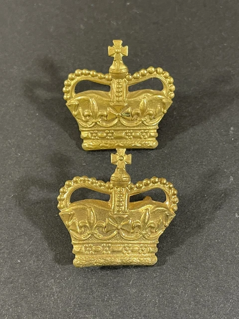 POST WW2 BRITISH Army, Major Rank Imperial Crown Shoulder Badges £8.00 ...