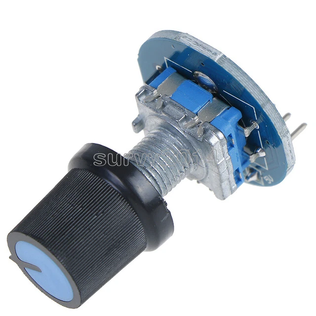 ROTARY ENCODER ROTATING Potentiometer Knob Cap Digital Control 5V For ...
