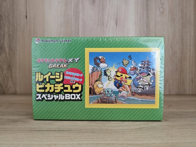 MARIO LUIGI PIKACHU Special Box XY Break Pokemon Center Sealed 2016 ...