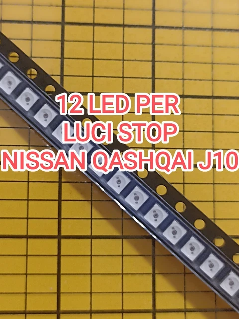 12 LED LUCI STOP FANALE POST NISSAN QASHQAI J10 scheda VALEO B003338_ B ...