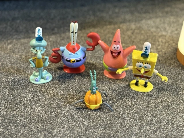 SPONGEBOB SQUAREPANTS TOY Figures 5 Simba Toys Plastic 2011 Set £21.52 ...