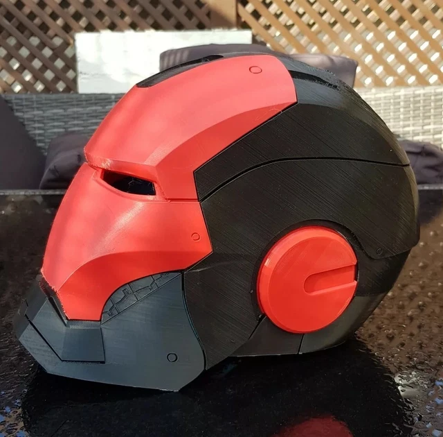 IRON MAN MK3 Helmet, Raw 3d Print, Custom Sized, Marvel Cosplay £63.10 ...
