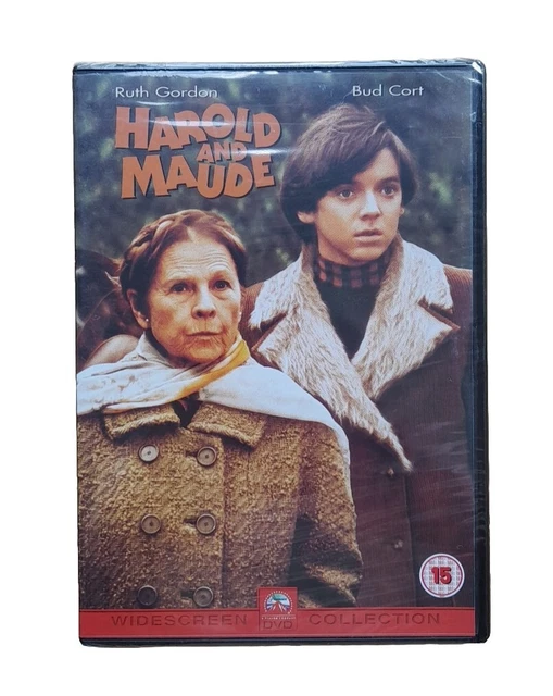 HAROLD AND MAUDE DVD - Ruth Gordon, Bud Cort 1971 Comedy Romance Drama ...