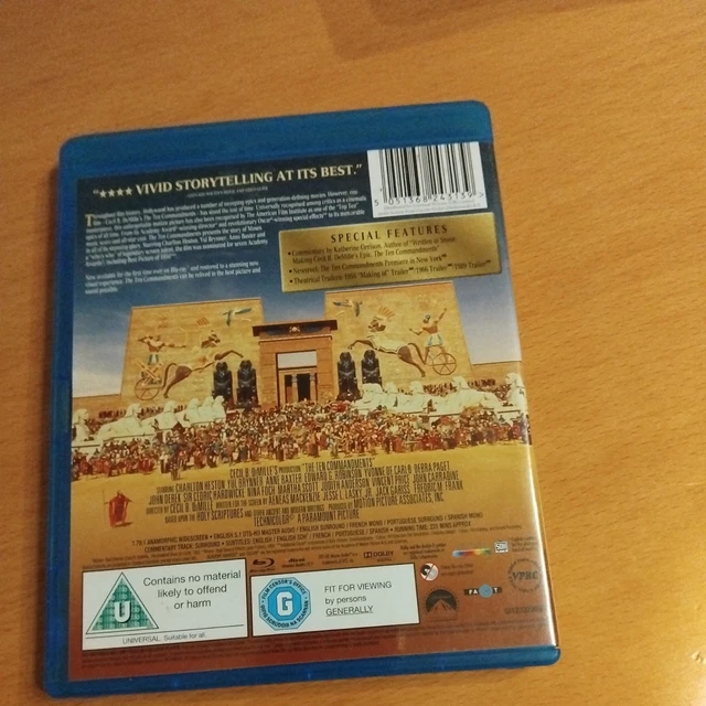 THE TEN COMMANDMENTS (Blu-ray, 2013) £8.70 - PicClick UK