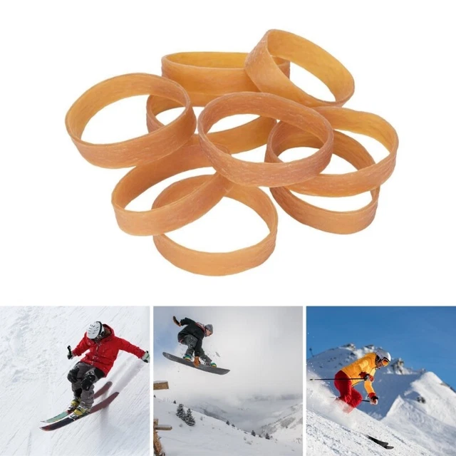 20/50PCS WIDENED RUBBER Rings Safety Ski Brake Retainers Sports ...