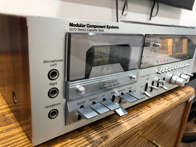 MODULAR COMPONENT SYSTEM 3570 Stereo Cassette Deck $149.99 - PicClick