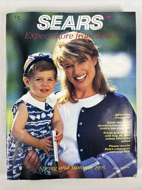 SEARS SPRING & Summer Cataloge 1995 Magazine Shopping Fashion Decor $74 ...