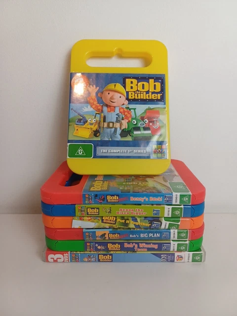 SET OF 7 Original Bob The Builder DVDs including Complete 1st series ...